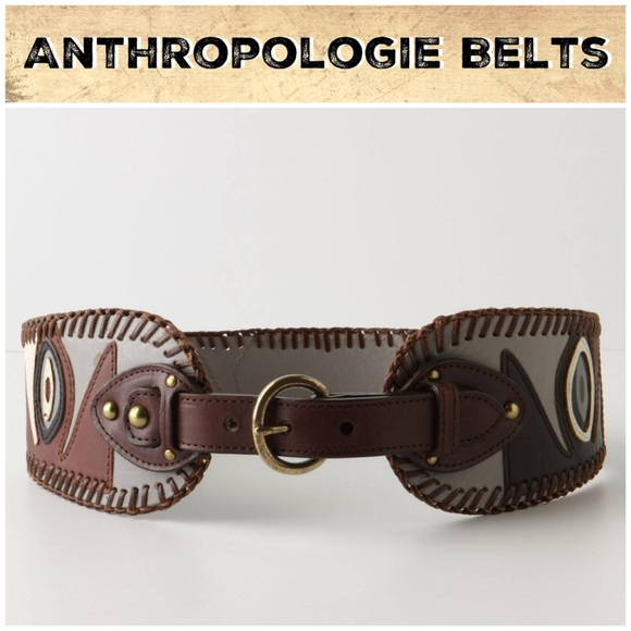 Anthropologie | Accessories | Anthro Geo Corset Belt | Poshmark